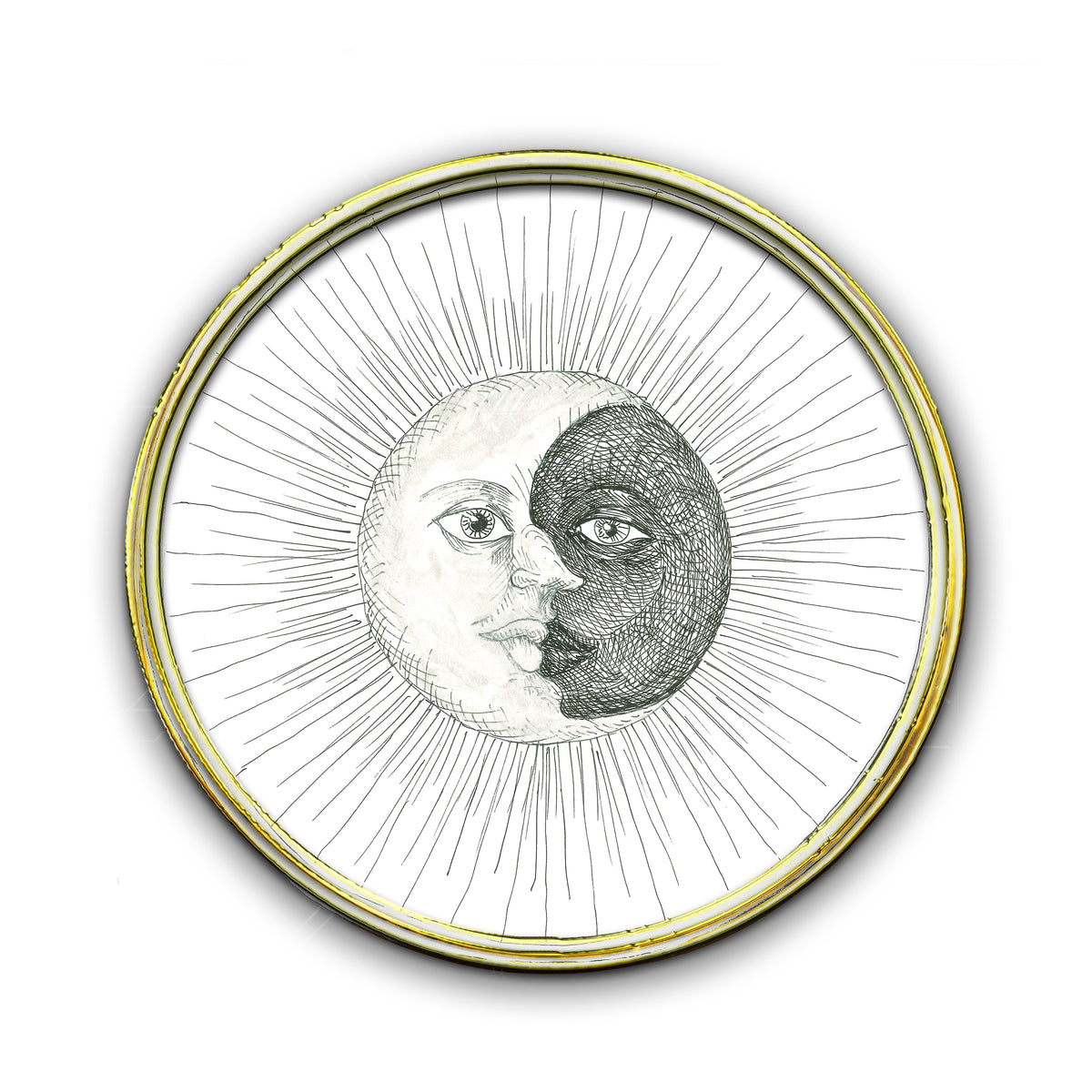 Dreamy Moon Ceramic Plate – muse